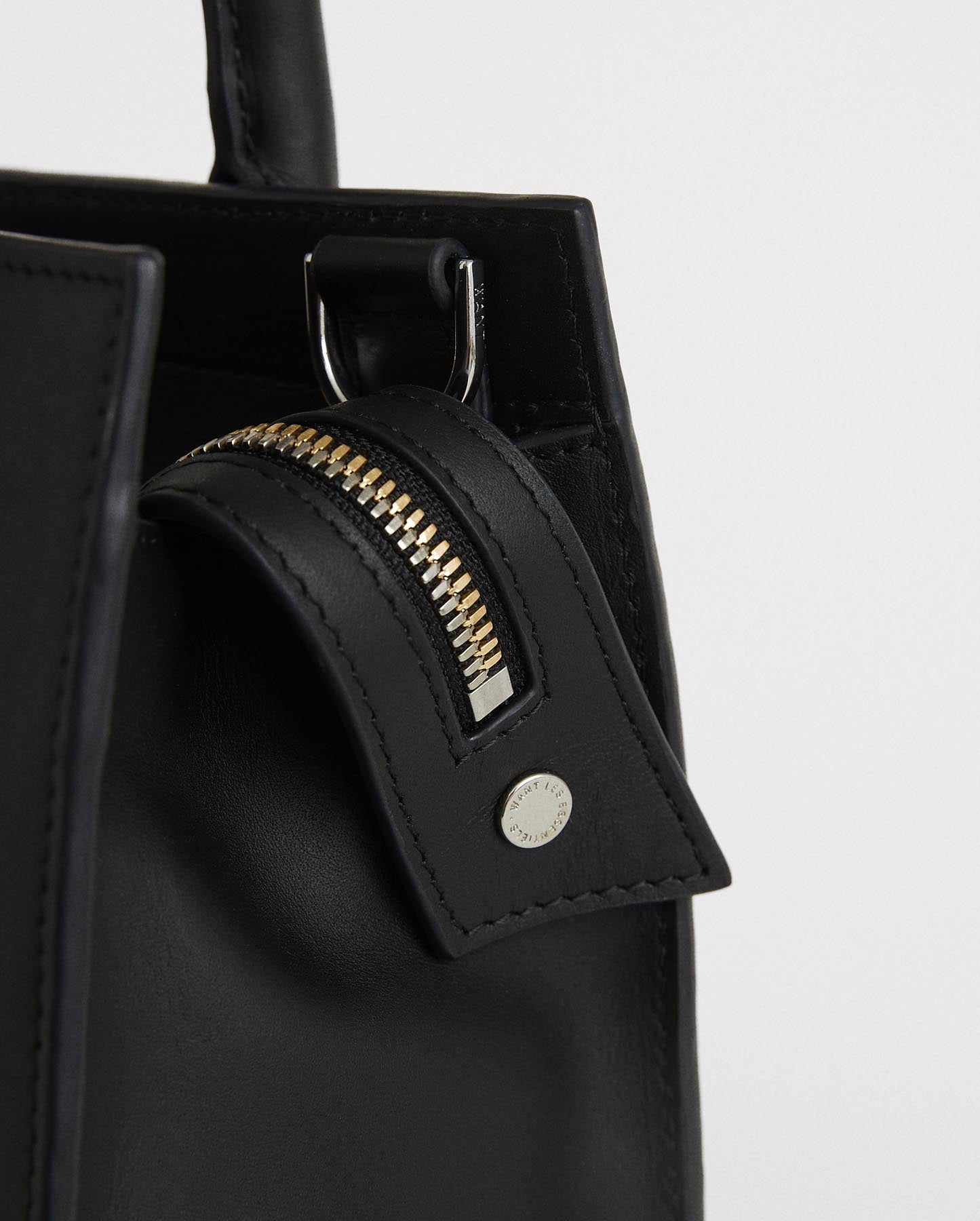 Mini Aberdeen Structured Leather Tote - WANT Les Essentiels